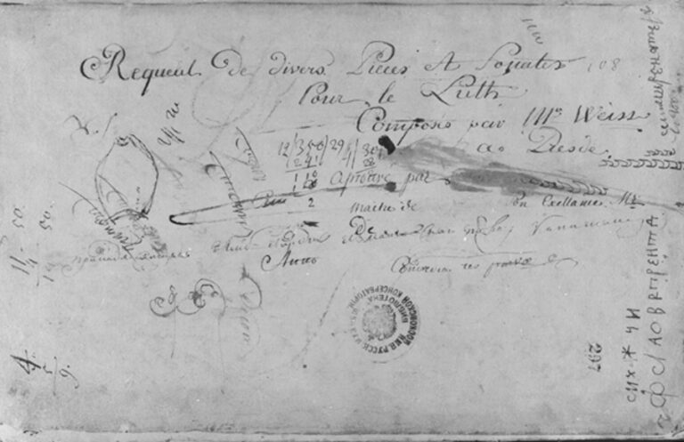 The Moscow Weiss Lute Manuscript (An experiment in hypertext musicology ...